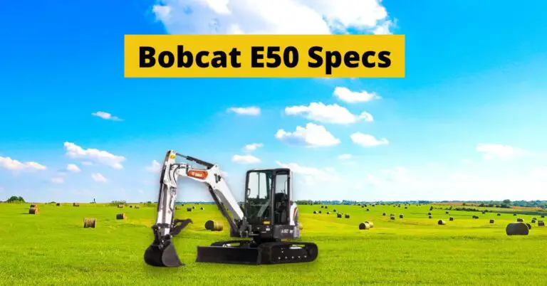 E50 Bobcat Specs: Compact Excavator Features - Construction Catalogs